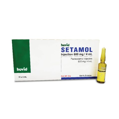 Hovid Setamol Injection 600mg/4mL | Hovid